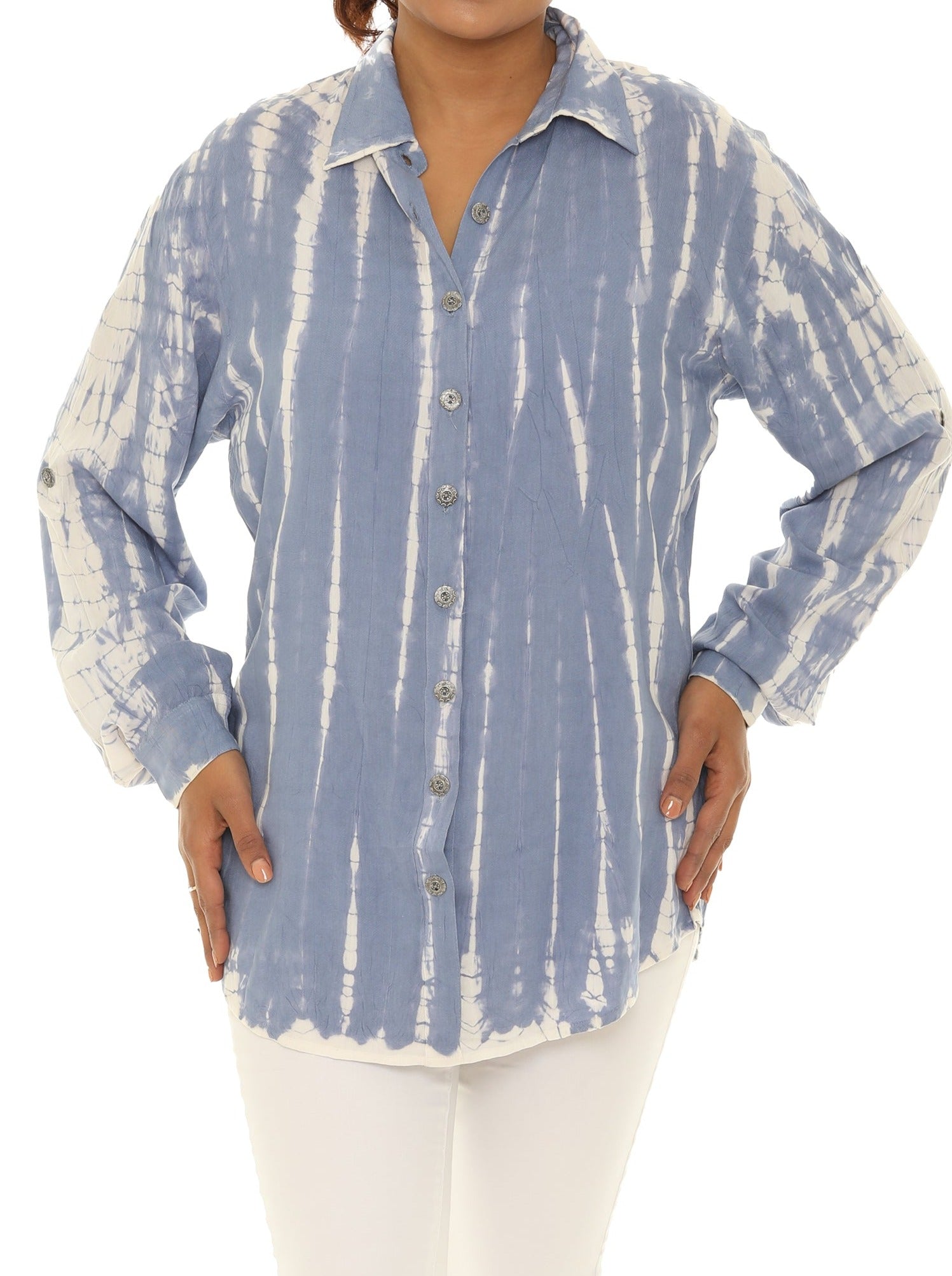 Tie Dye Button-up Shirt - Shoreline Wear, Inc.